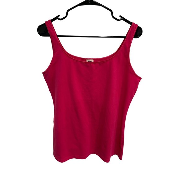 Anne Klein | Tops | Anne Klein Womens Dark Pink Tank Top Xl Sleeveless ...